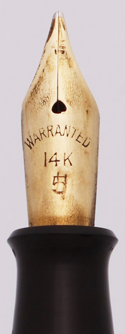 Diamond Point Tucolor Fill E-Z Ringtop Fountain Pen - Red and Cream Celluloid, Gold Trim, 14k #5 ...